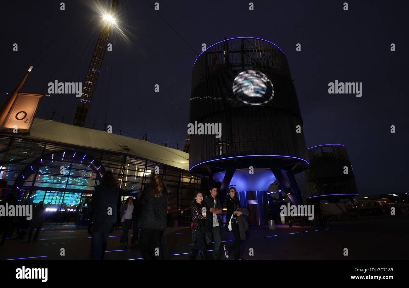 A general view of the outside of the O2 Arena in London Stock Photo - Alamy