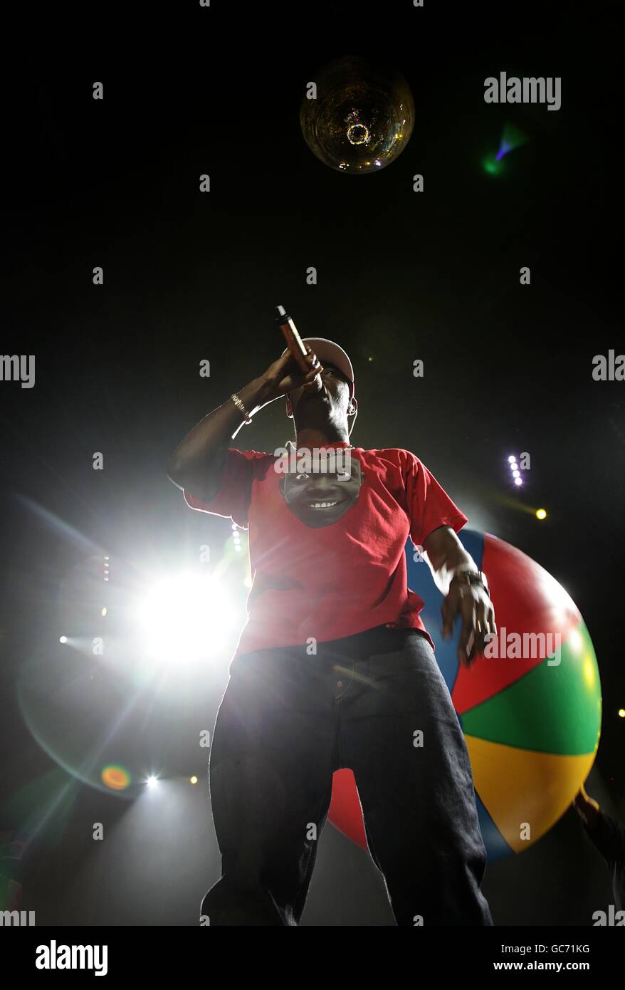 Dizzee rascal performing during Capital FM's Jingle Bell Ball at the O2 ...