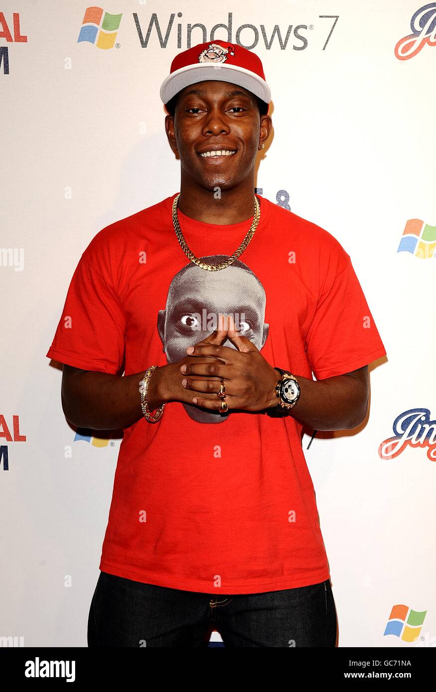 Capital FM's Jingle Bell Ball - Day Two - Press Room - London. Dizzee Rascal in the press room ...