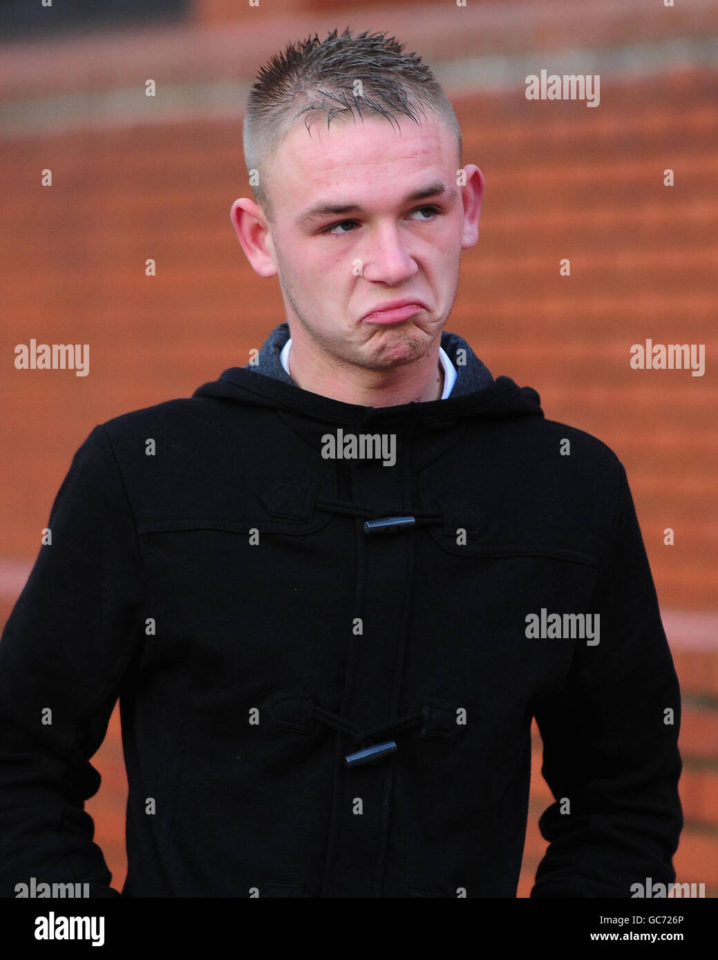 19-year-old Brian Measor arrives at Hartlepool Magistrates' Court where ...