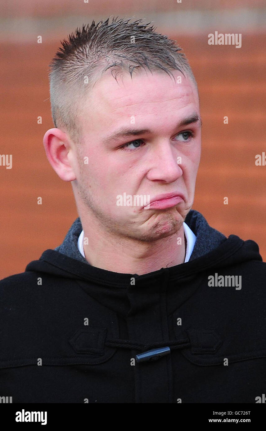 19-year-old Brian Measor arrives at Hartlepool Magistrates' Court where ...