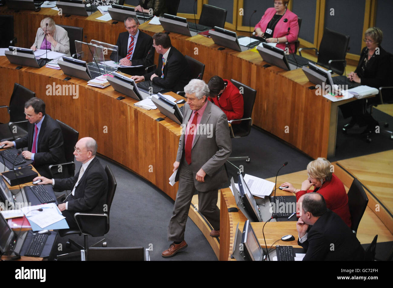 Former Wales First Minister Rhodri Morgan enters the, Cardiff, where ...