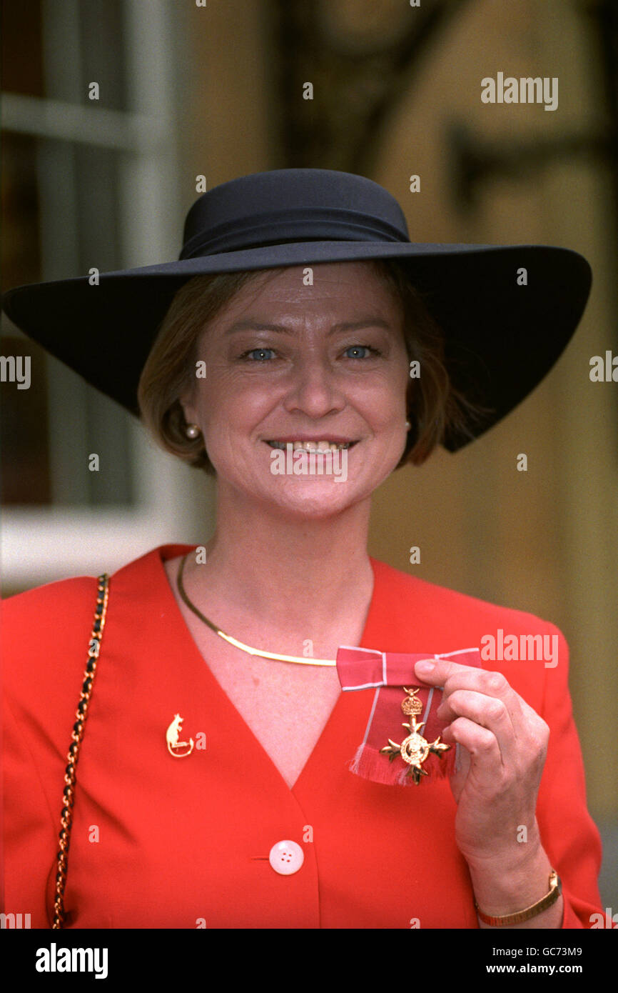 Kate adie with her obe hi-res stock photography and images - Alamy