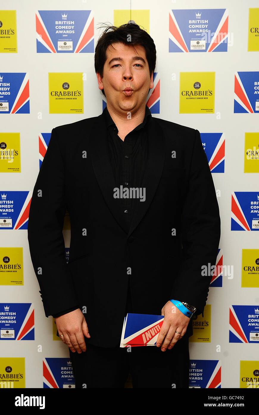 Michael McIntyre arriving for the British Comedy Awards 2009 at London ...
