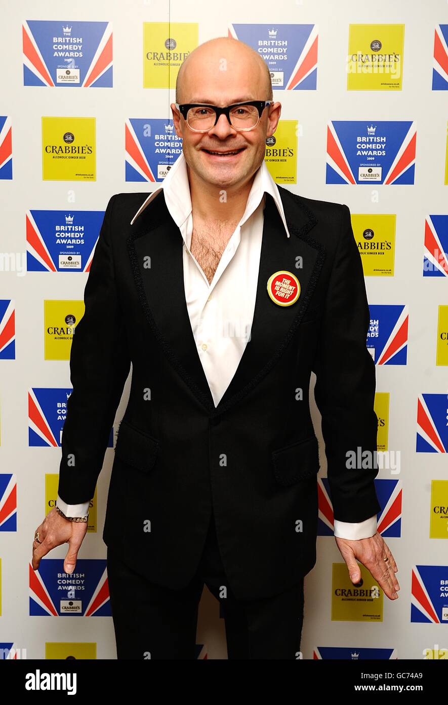 Harry Hill arriving for the British Comedy Awards 2009 at London ...
