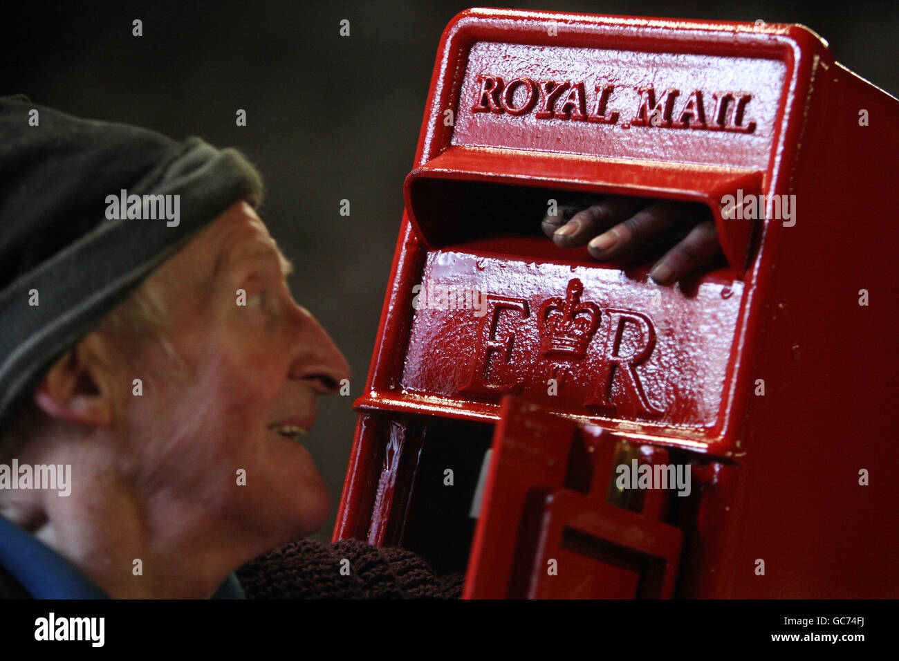 John Cooper, 69, who has been making post boxes since he was 15 years ...
