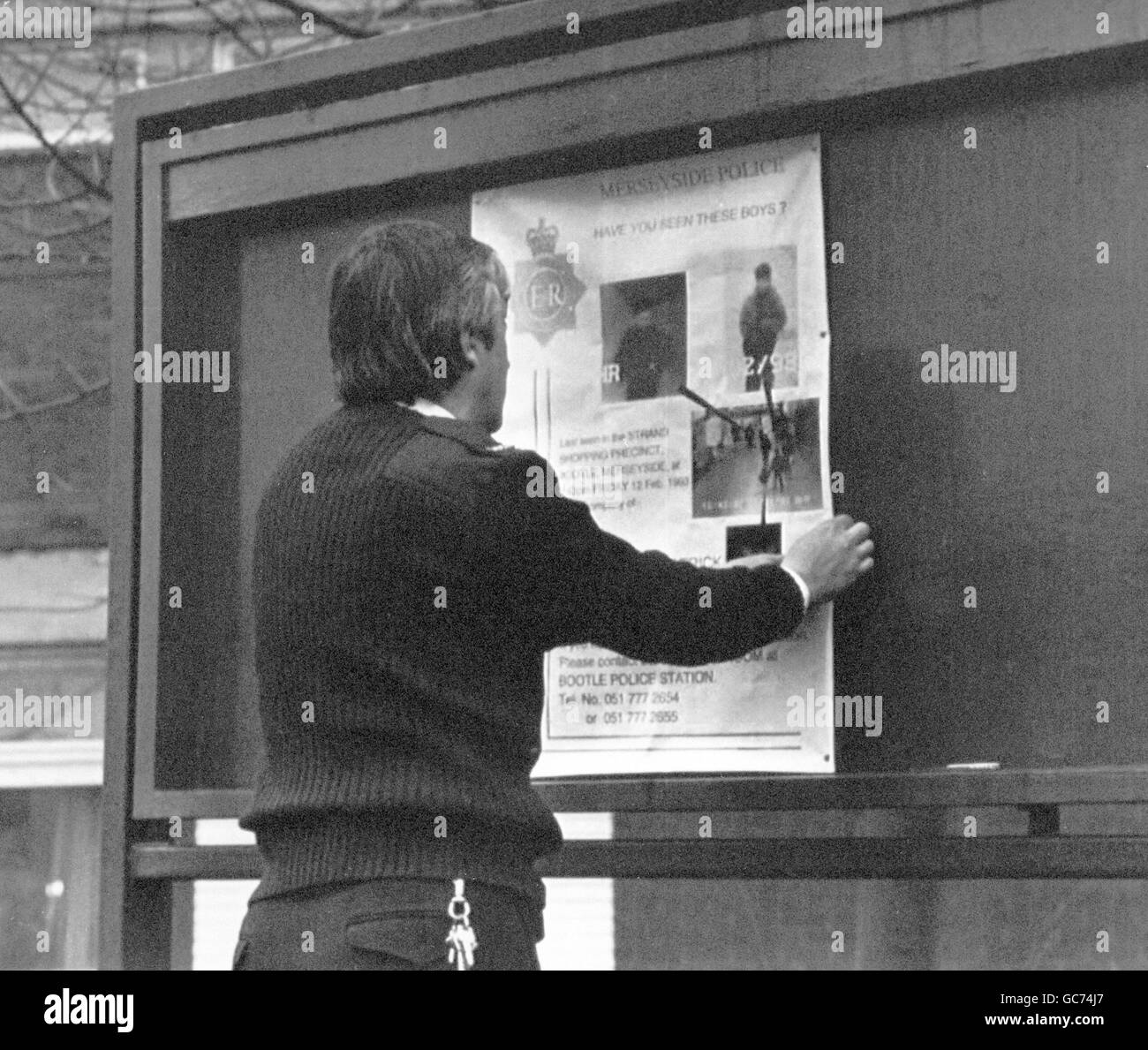 James bulger murder Black and White Stock Photos & Images - Alamy