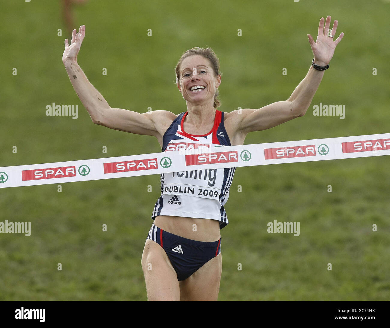 Great Britain's Hayley Yelling wins the senior womens event during the ...