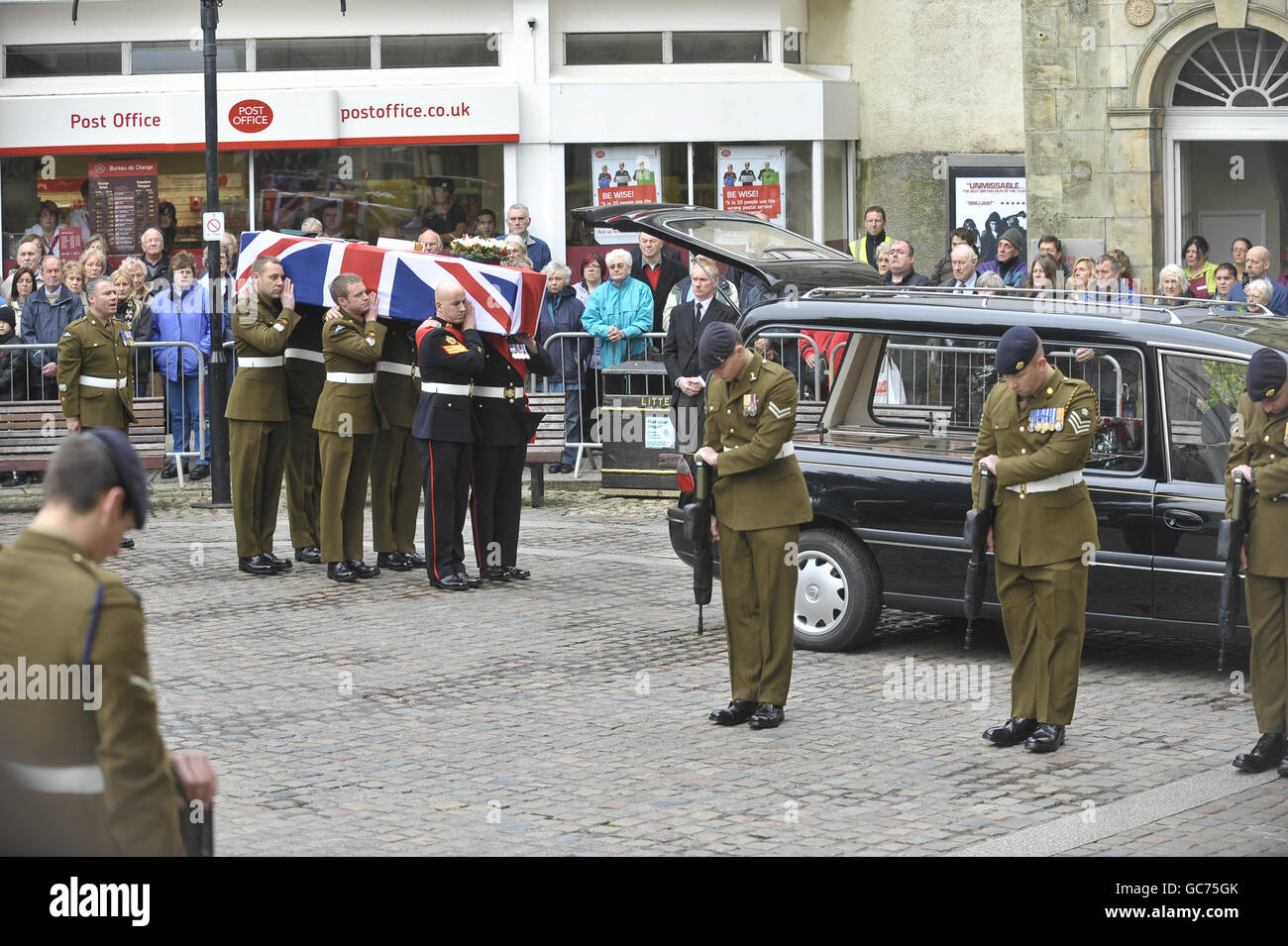 Staff Sergeant Olaf Schmid funeral Stock Photo - Alamy