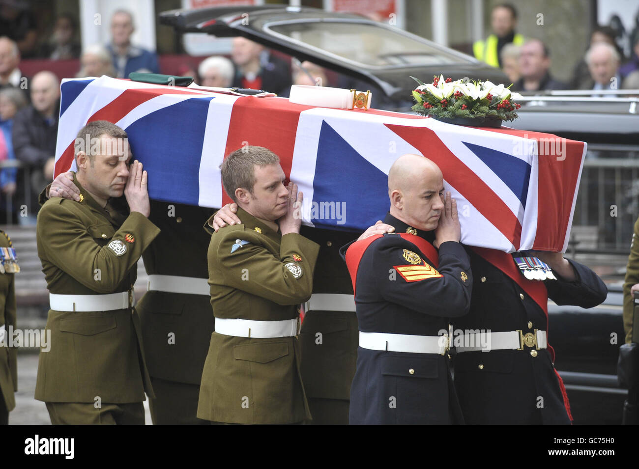 Staff Sergeant Olaf Schmid funeral Stock Photo - Alamy