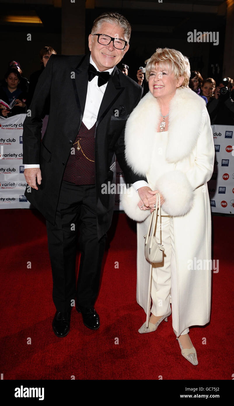 Gloria Hunniford and her husband Stephen Way arriving at The Variety ...