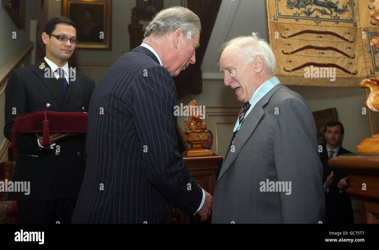 The Prince of Wales awards Dr Keith Howard, a medal for Arts ...