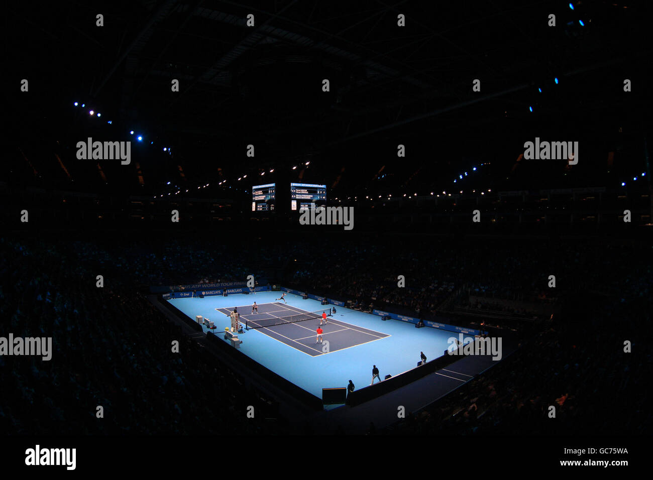 Tennis - Barclays ATP World Tennis Tour Finals - o2 Arena Stock Photo ...