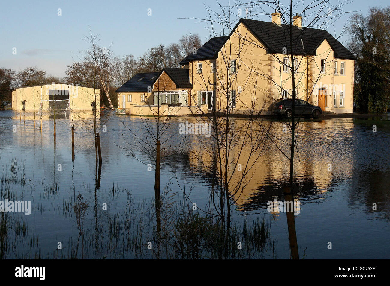 News weather flood ulster hi-res stock photography and images - Alamy