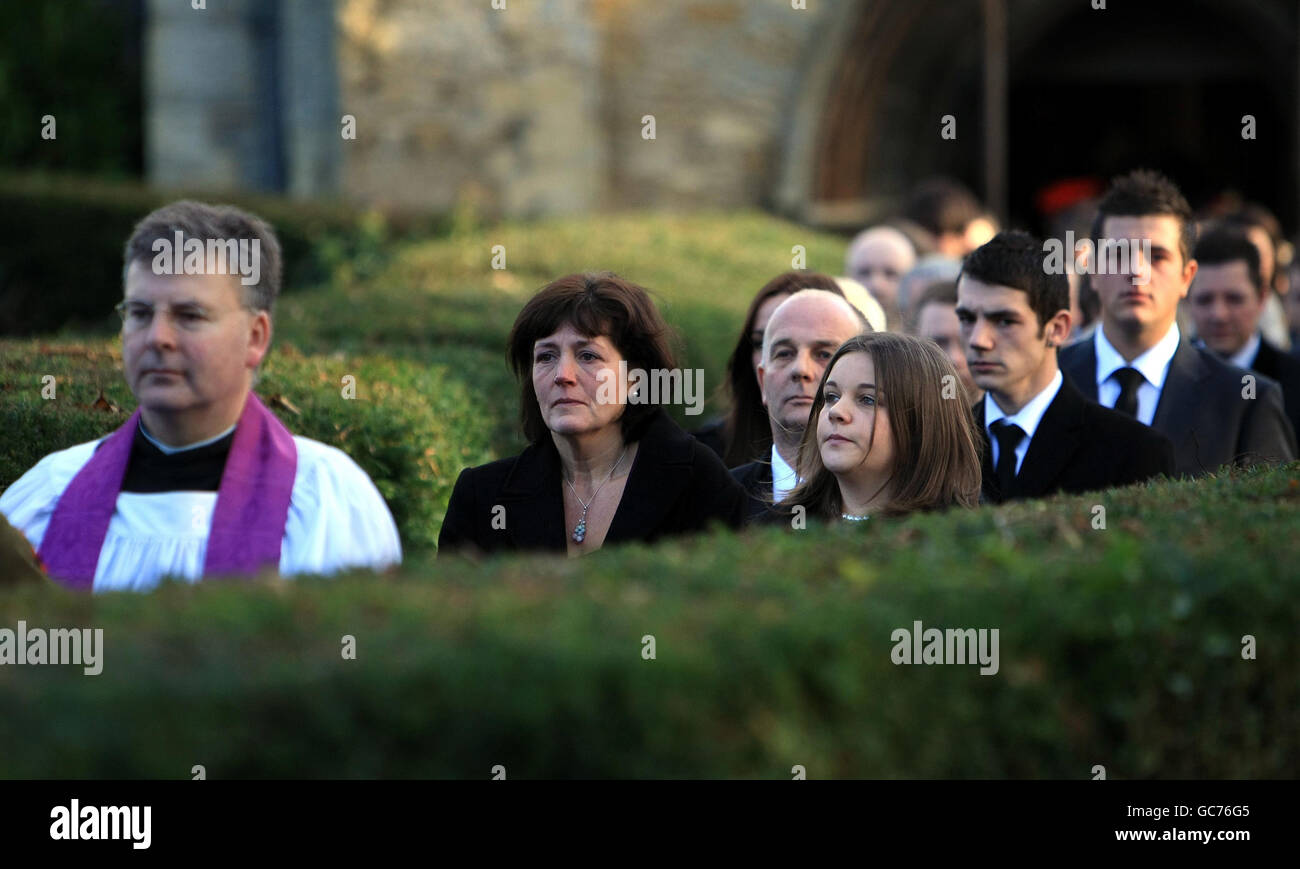 The family and friends of Corporal Nicholas Webster-Smith of the Royal ...