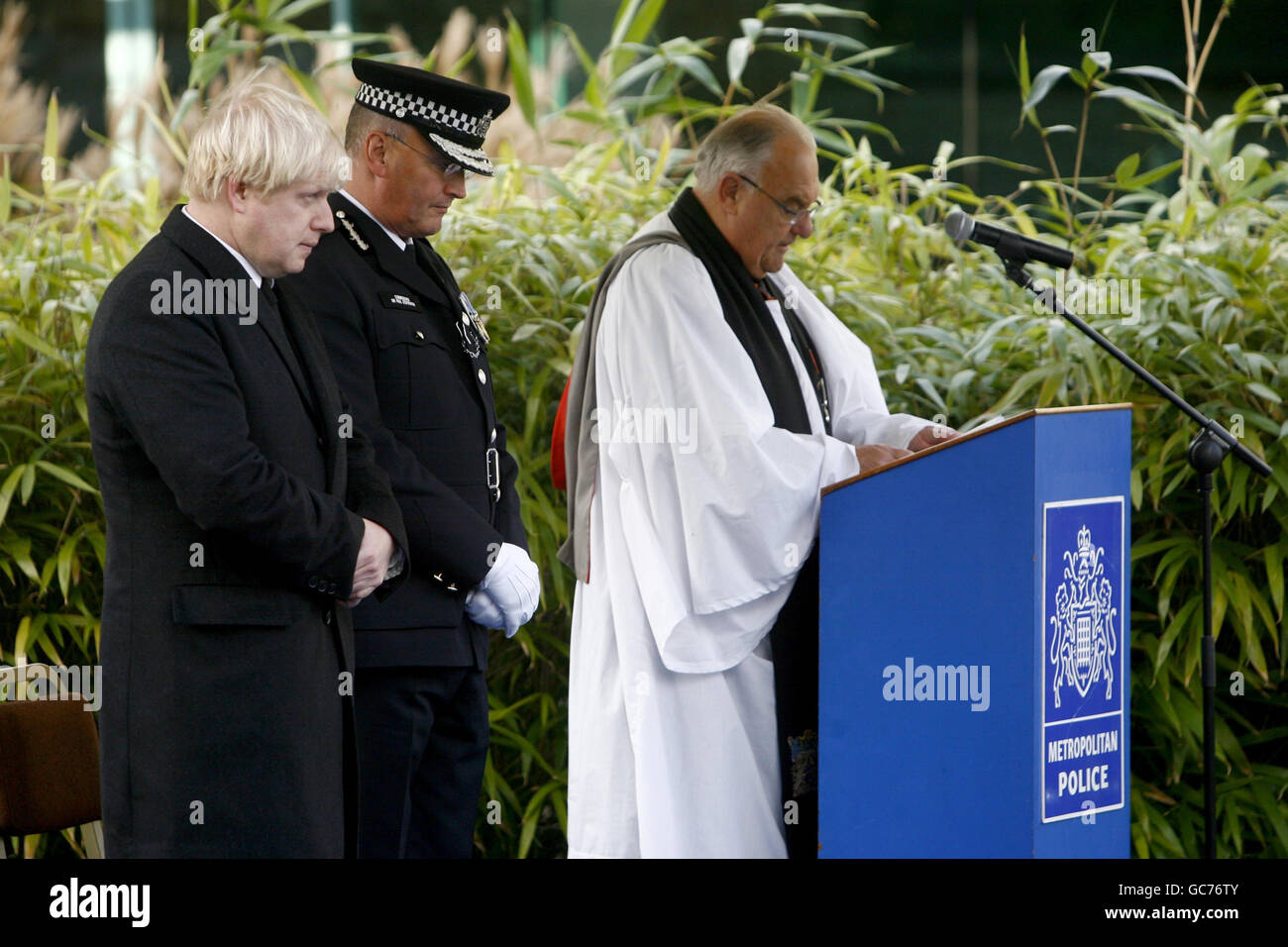 Senior Chaplain of the Metropolitan Police Reverend Canon Barry Wright ...