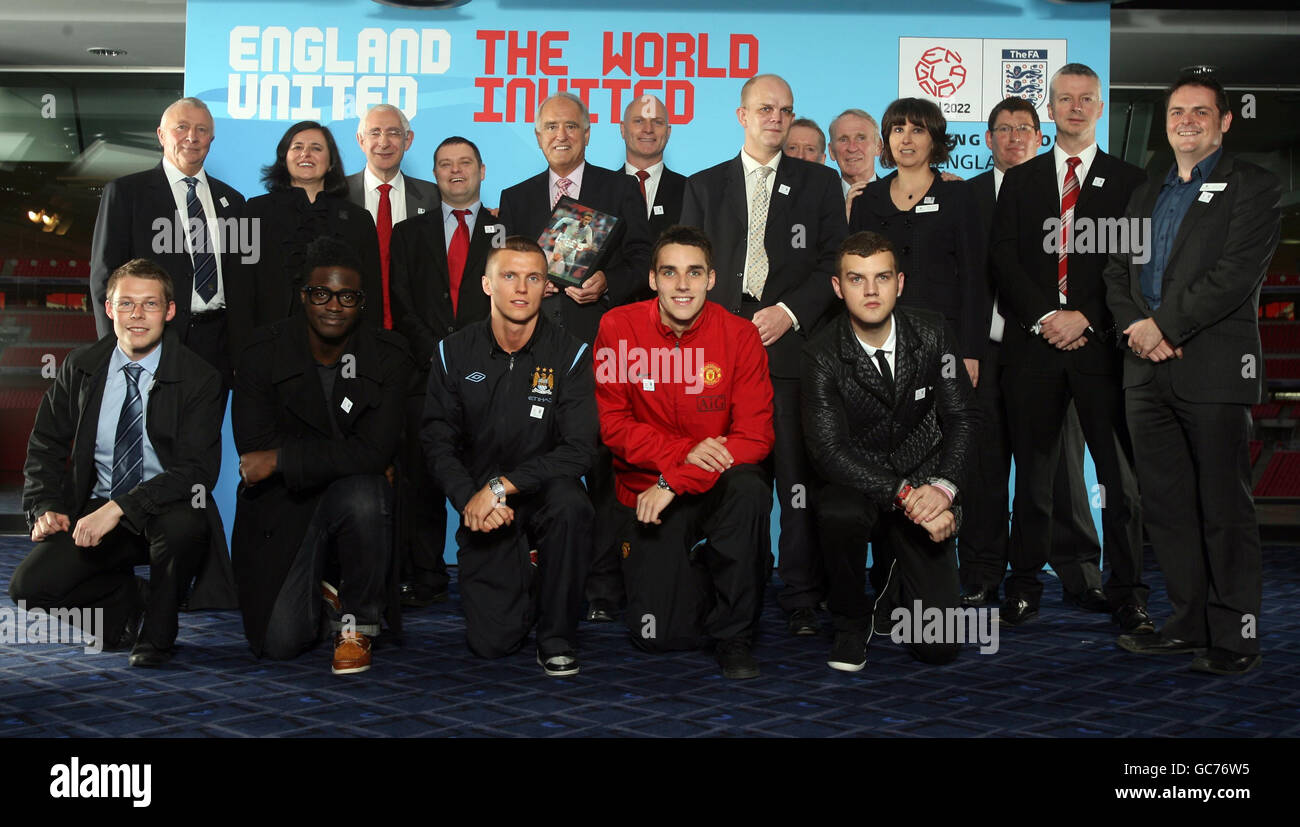 Manchester's bid team during the delivery of London's bid submission ...