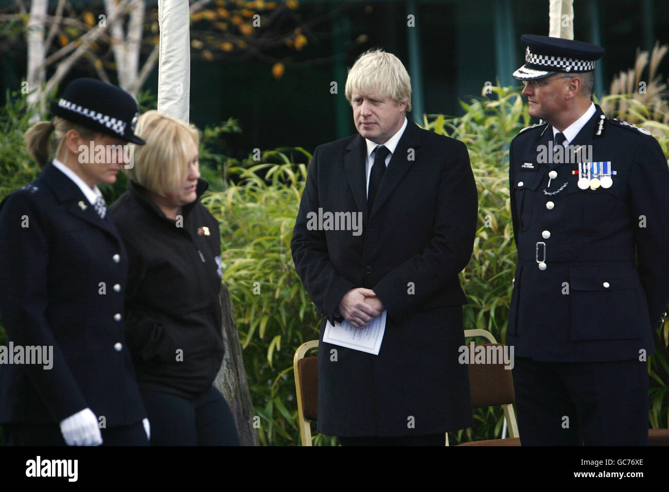 Metropolitan Police Commissioner Sir Paul Stephenson and London Mayor ...