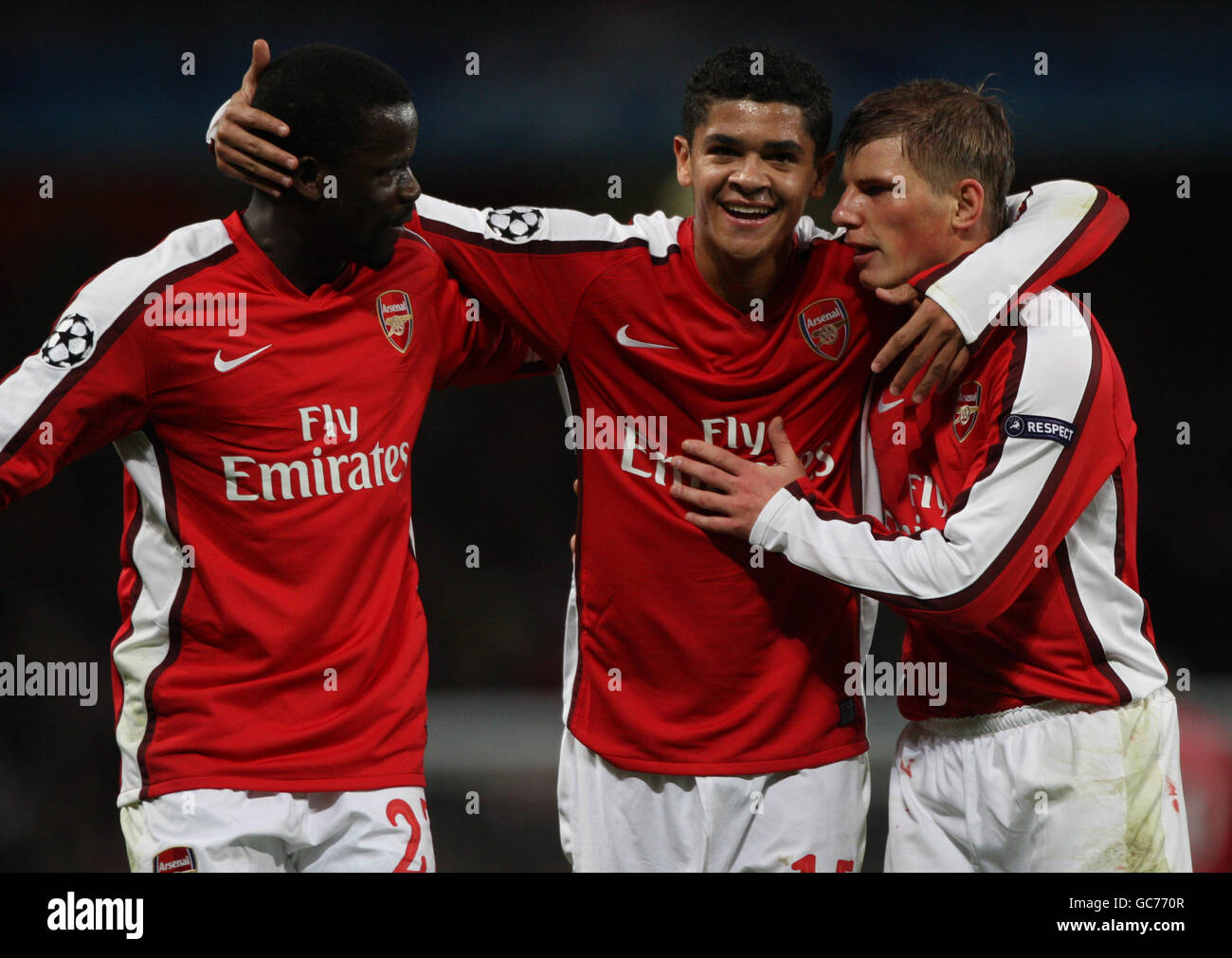 Soccer uefa champions league group arsenal standard liege emirates ...