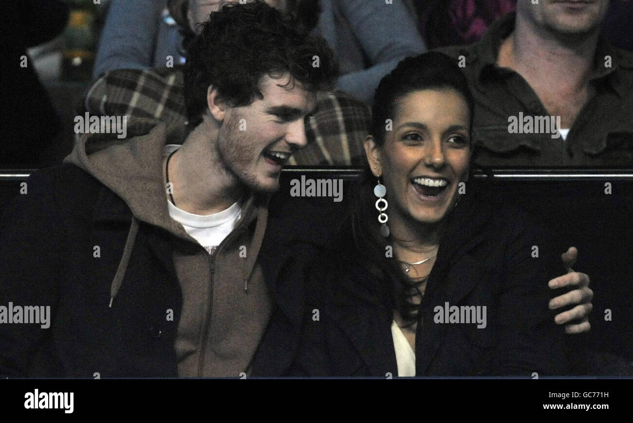 Great Britain's Jamie Murray (left) and girlfriend (name not known ...