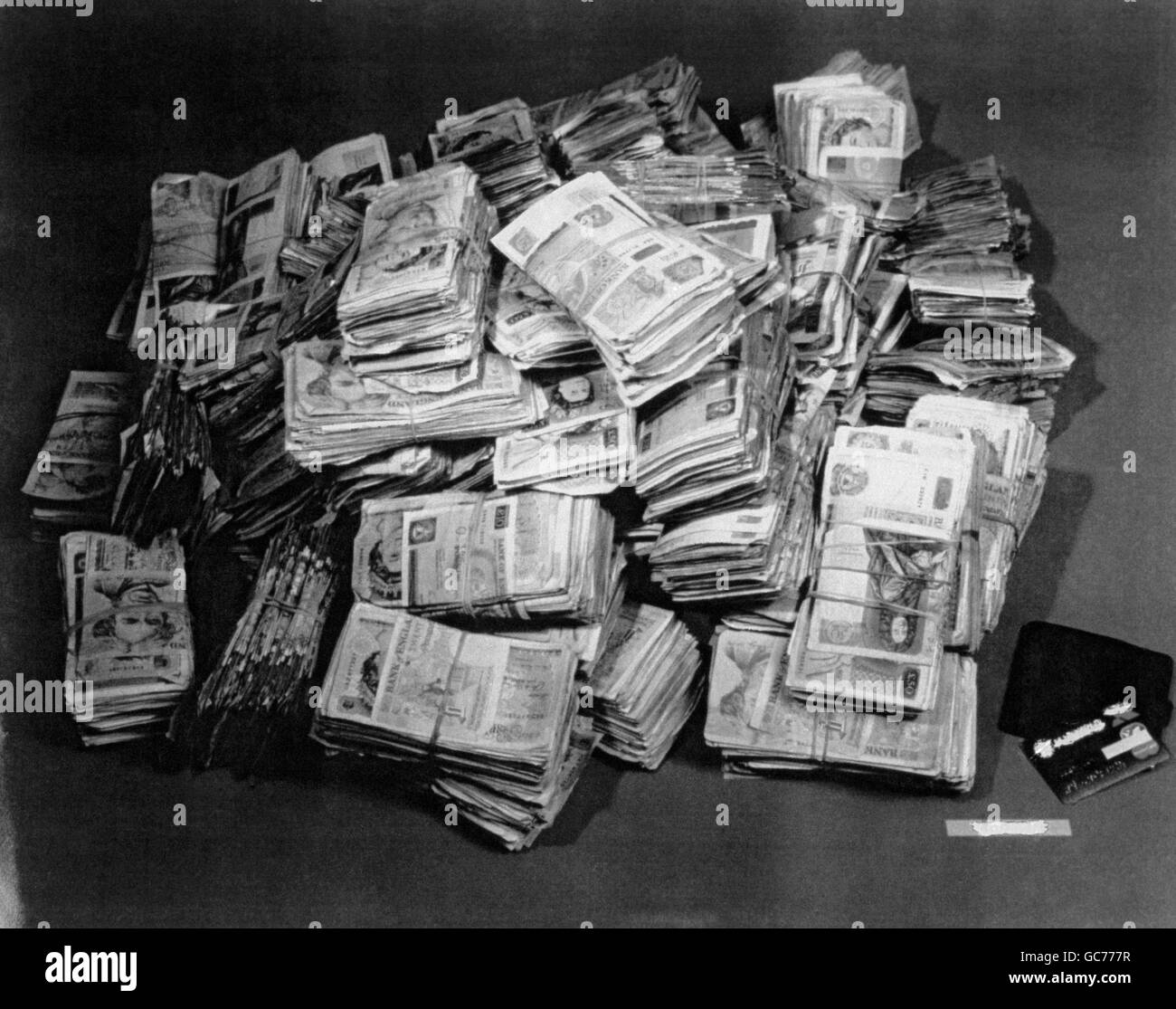 PART OF A 2 MILLION HAUL SEIZED BY CUSTOMS OFFICERS DURING AN OPERATION ...