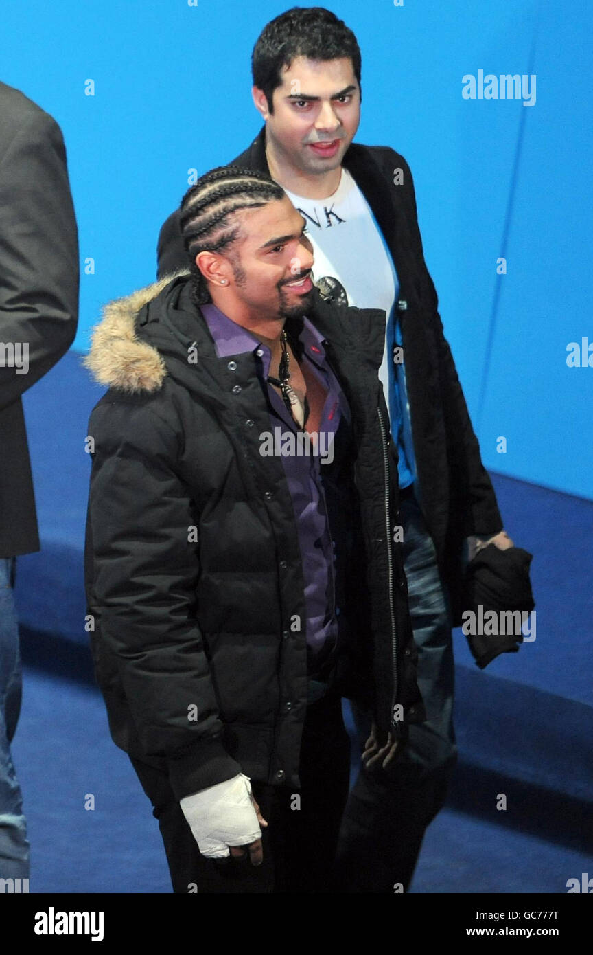 British boxer david haye arrives hi-res stock photography and images ...