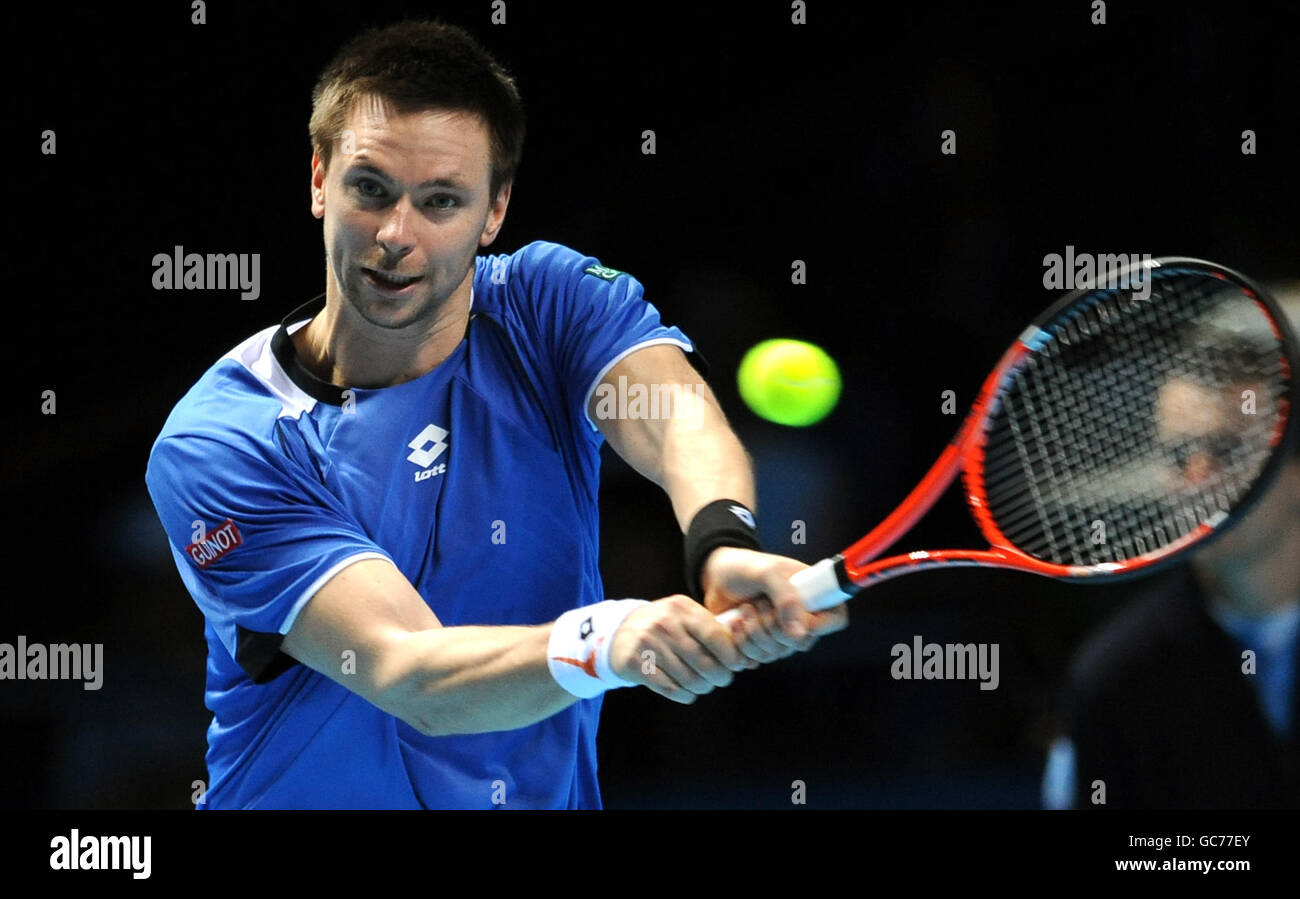 Sweden's Robin Soderling during the Barclays ATP World Tennis Tour ...