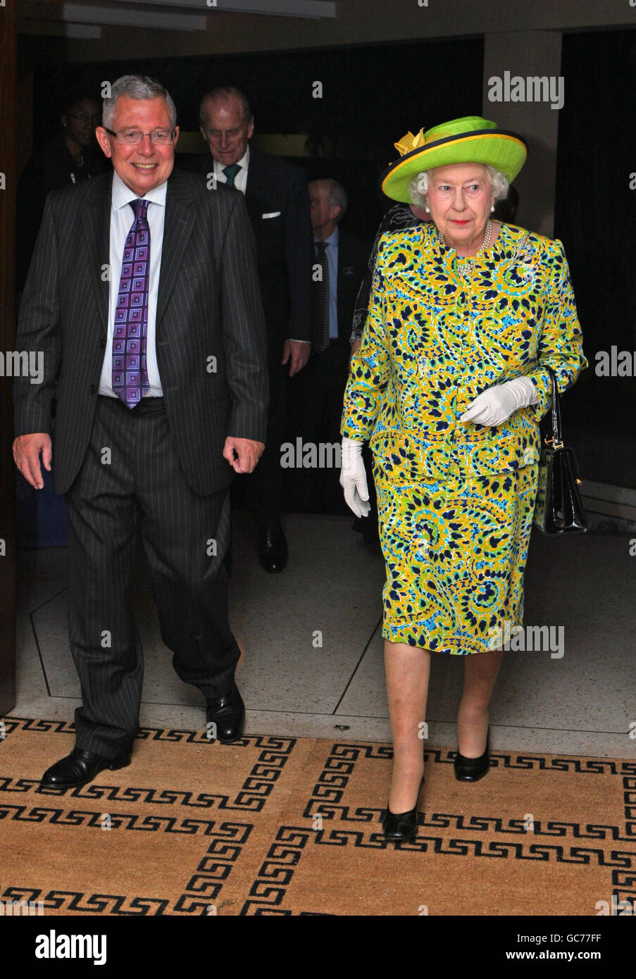 Britain's Queen Elizabeth II is received by Trinidad's High ...