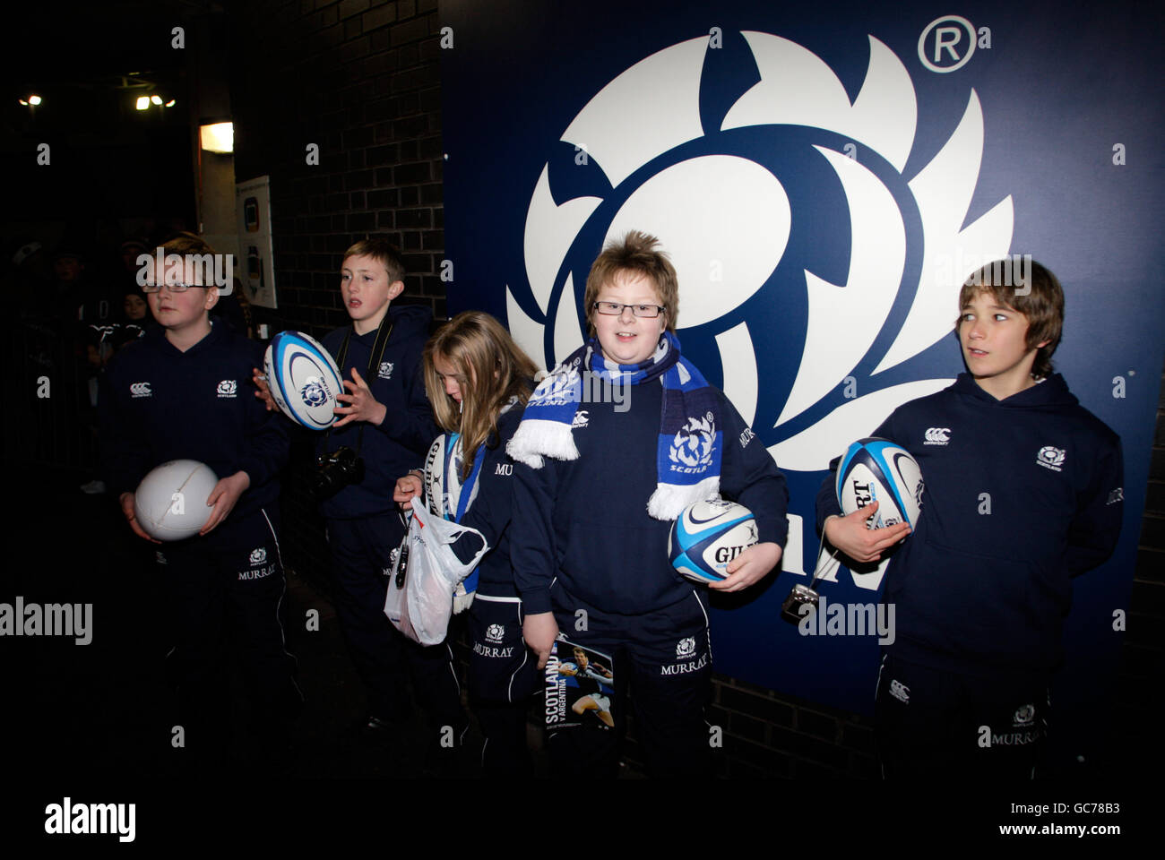 Scotland mascots at the match hi-res stock photography and images - Alamy