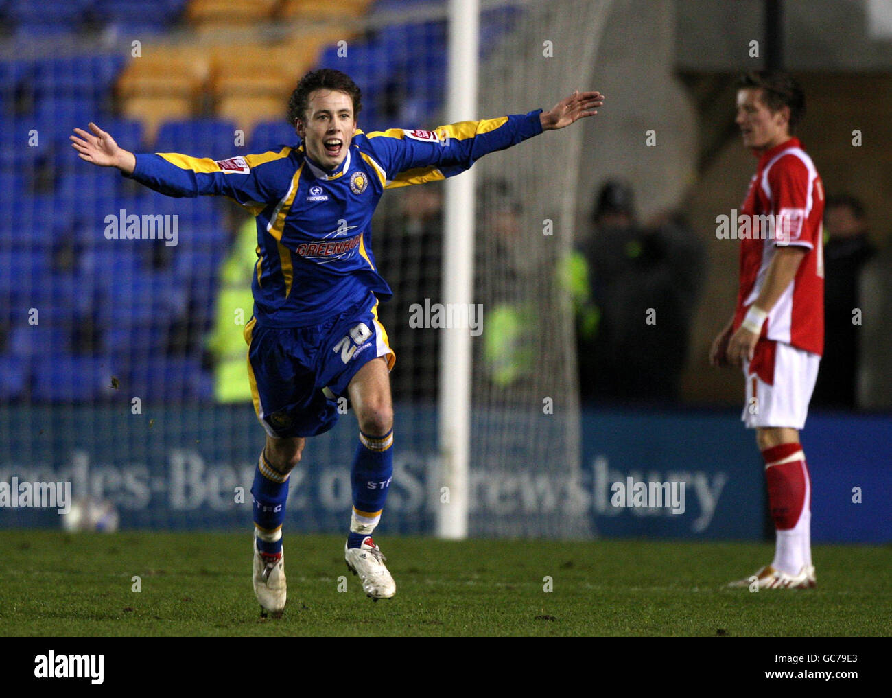 Soccer - Coca-Cola Football League Two - Shrewsbury Town v Rotherham ...