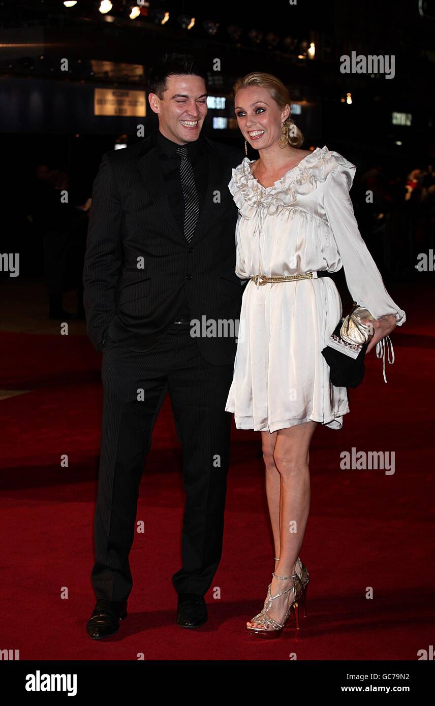 Kevin Sacre and Camilla Dallerup arriving for the world premiere of ...