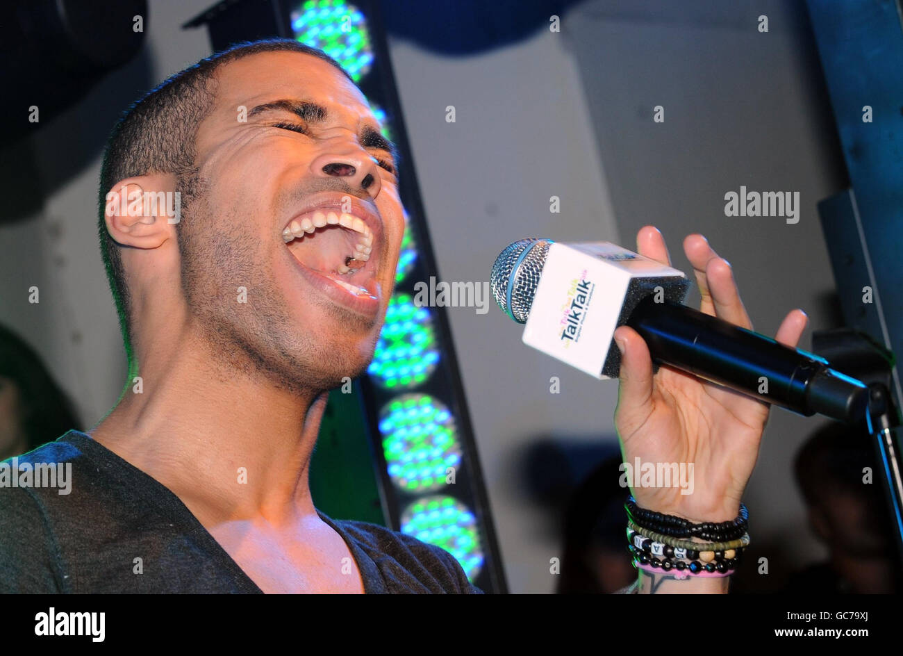 X-Factor finalist Danyl Johnson performing a secret gig, in Soho ...