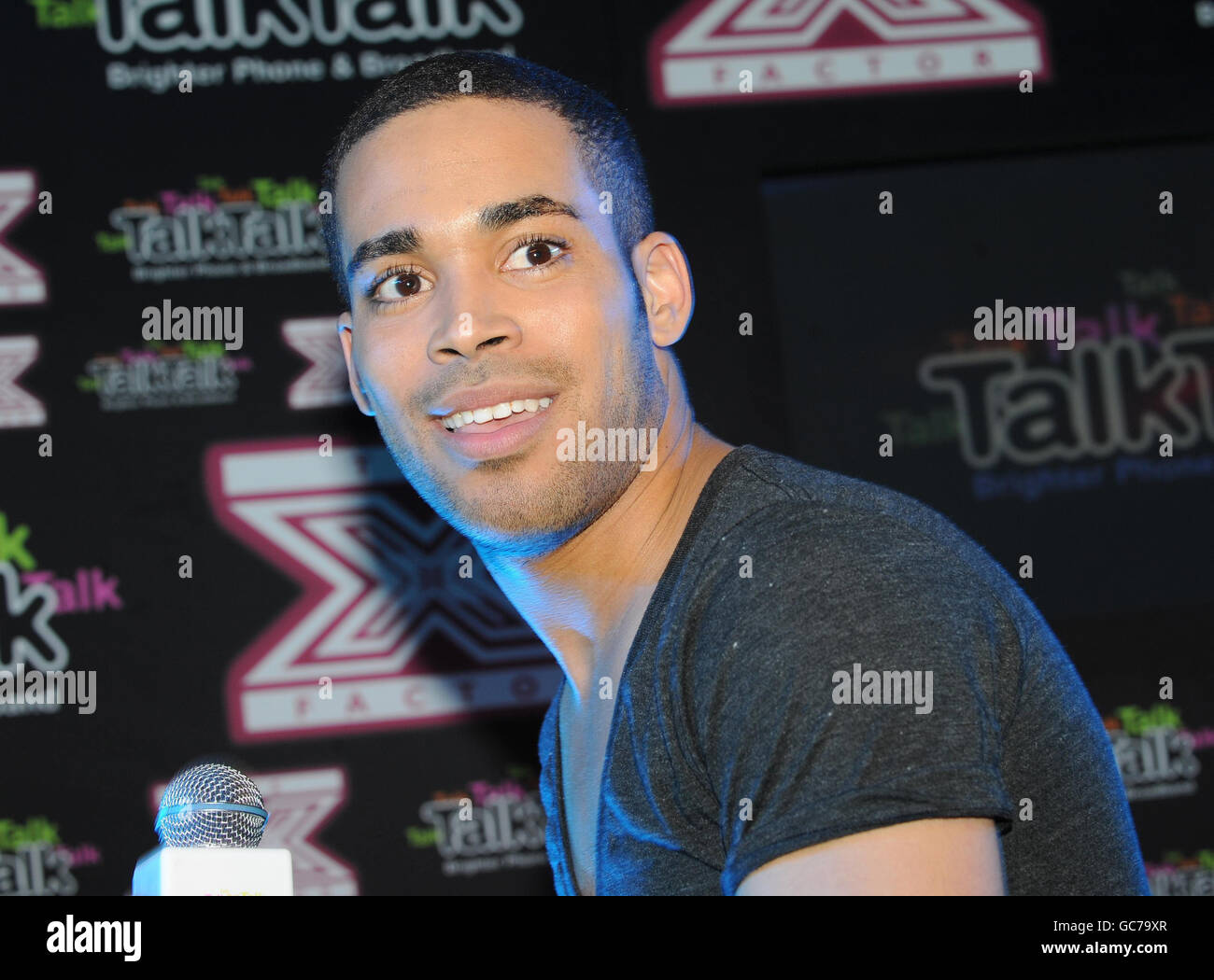 X-Factor finalist Danyl Johnson performing a secret gig, in Soho ...