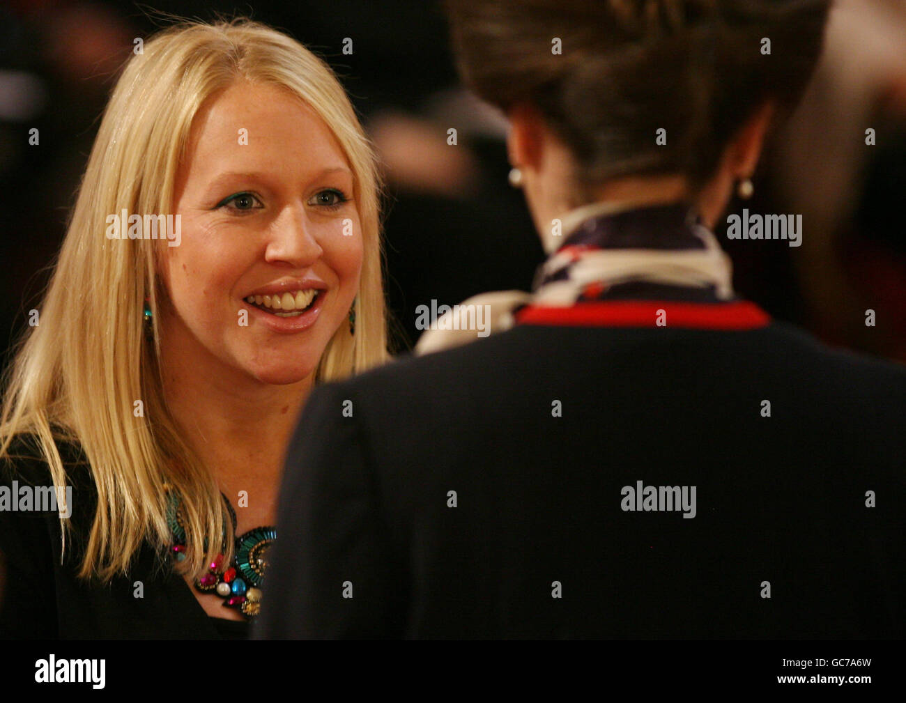 Badminton sensation Gail Emms receives an MBE from the Princess Royal ...