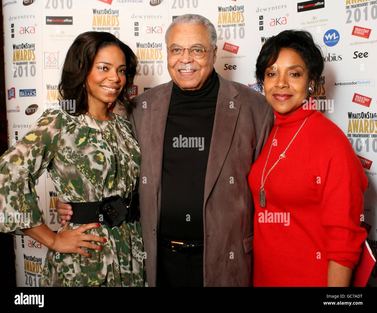 Sanaa Lathan (left), James Earl Jones, and Phylicia Rashad, stars of ...