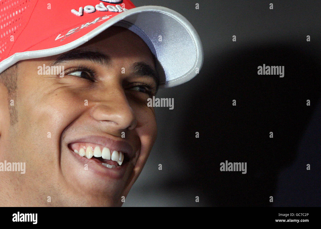 Racing Driver Lewis Hamilton at Mercedes World where he helped to ...