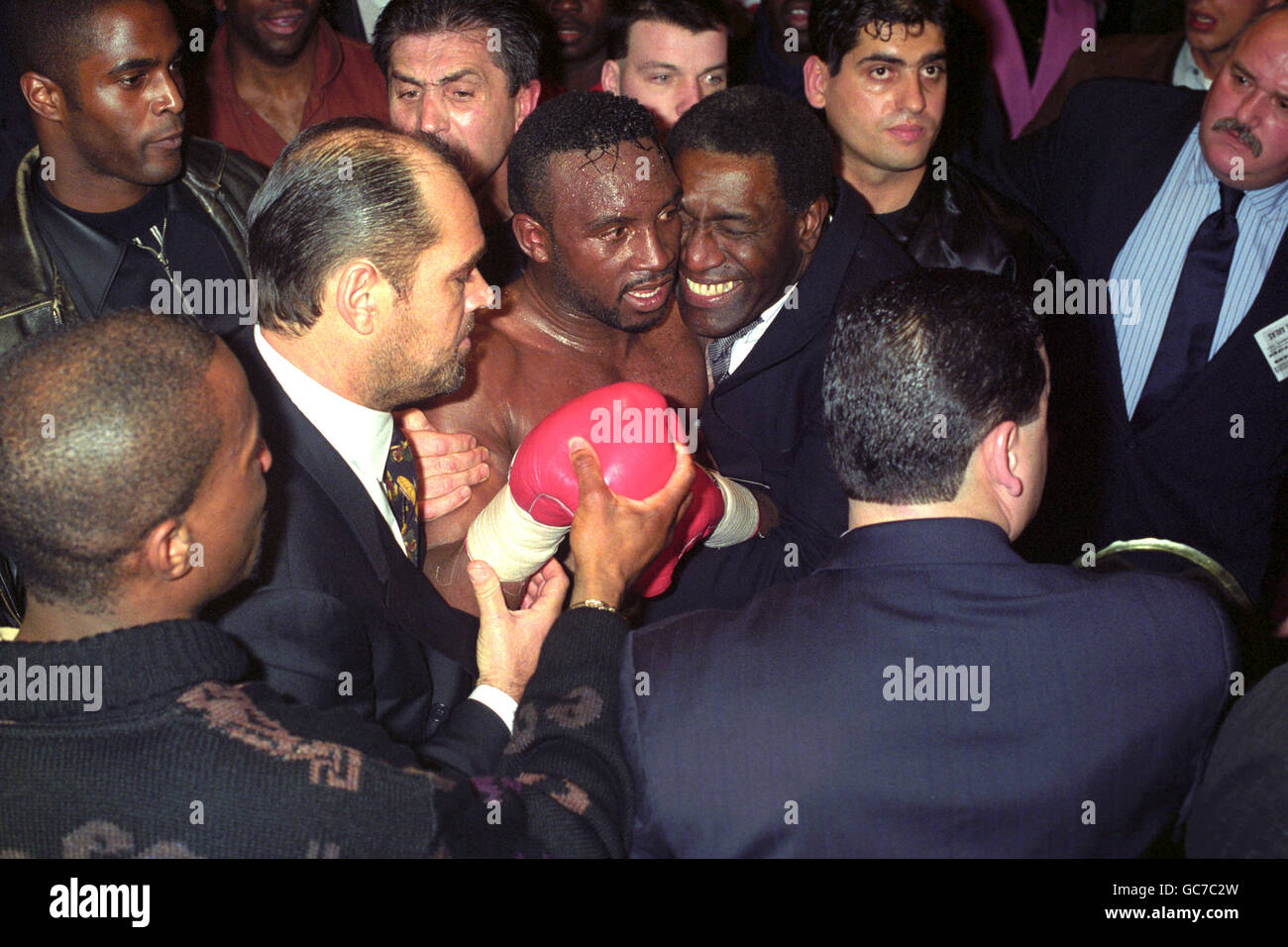 Boxing - WBC Super Middleweight Title - Nigel Benn v Nicky Piper ...