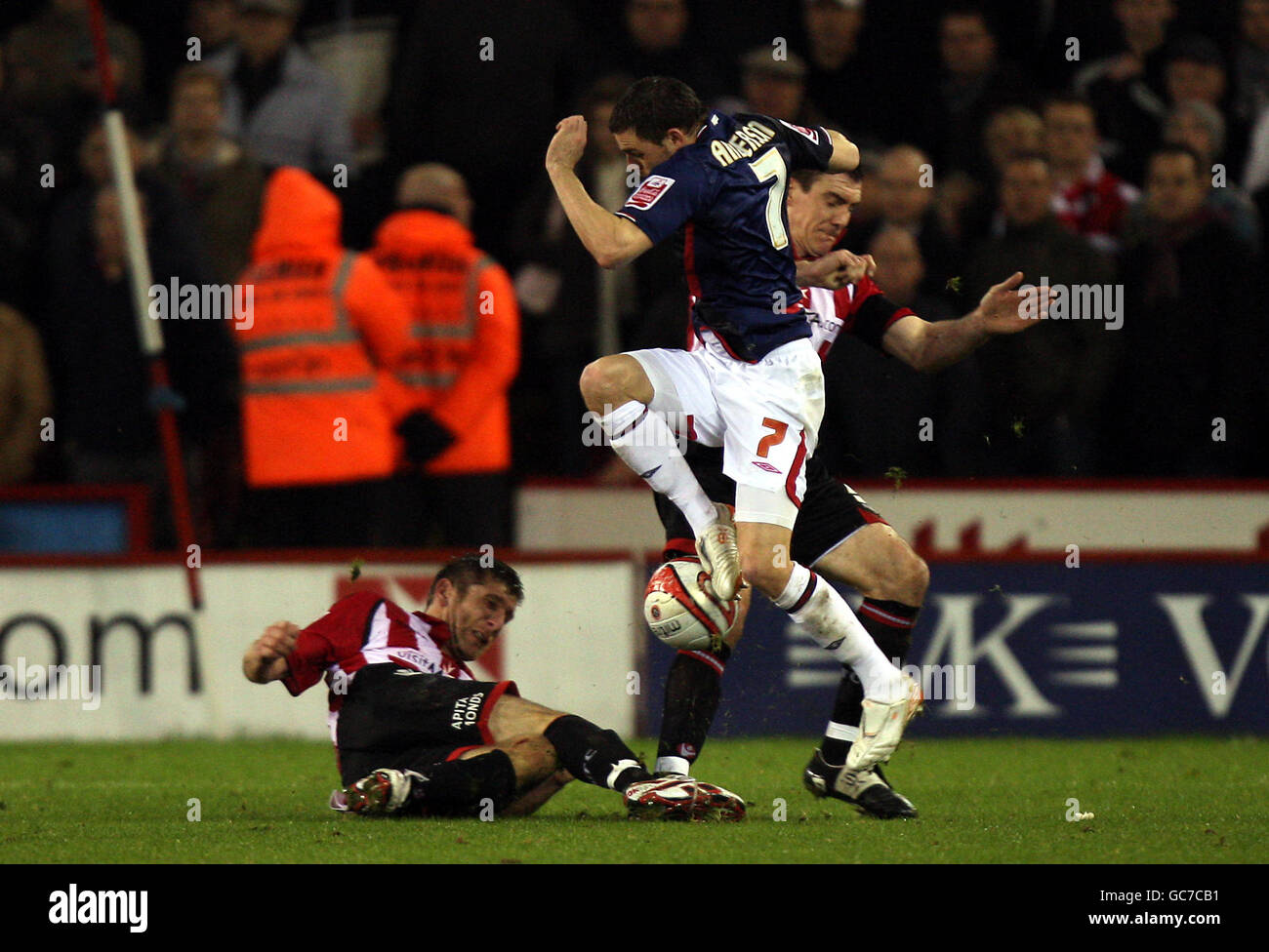 Nottingham Forest's Paul Anderson hurdles the challenge of Sheffield ...