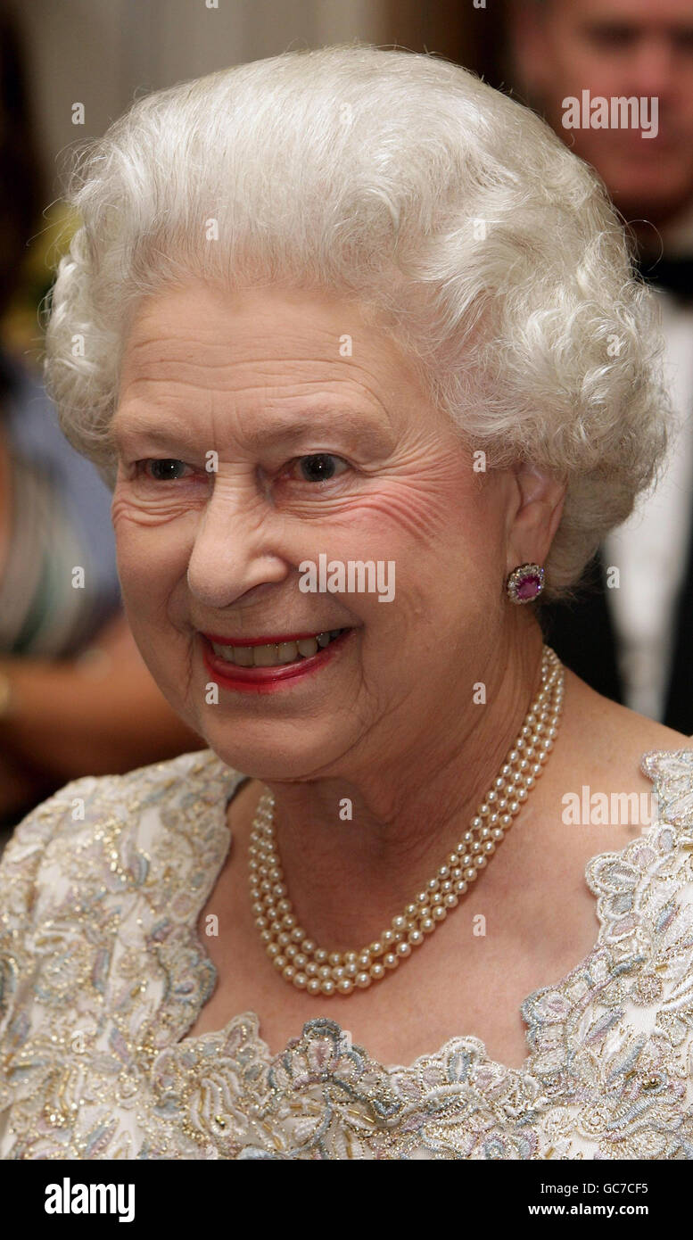 Queen Elizabeth II arrives at Mansion House, London before she ...