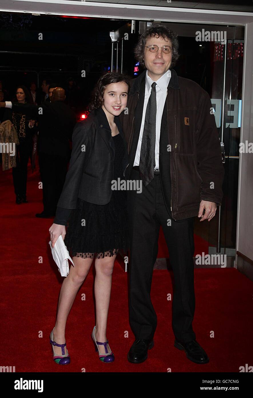 The Films director Marc Lawrence and his daughter arriving for the gala ...