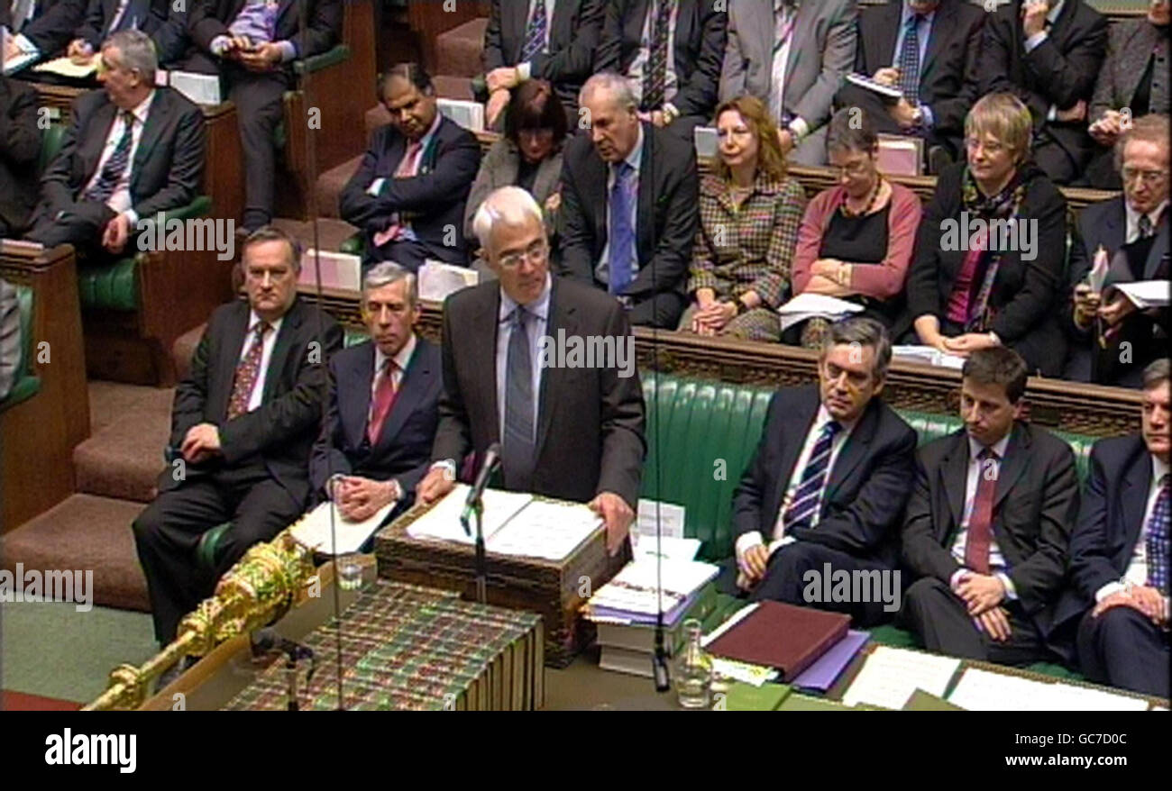 Pre-Budget Report 2009 Stock Photo - Alamy
