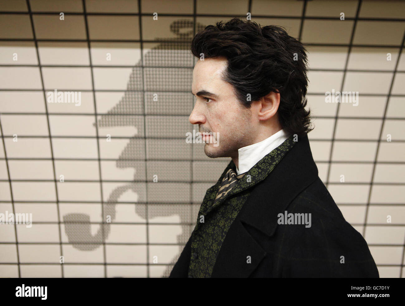 Sherlock Holmes wax figure Stock Photo - Alamy