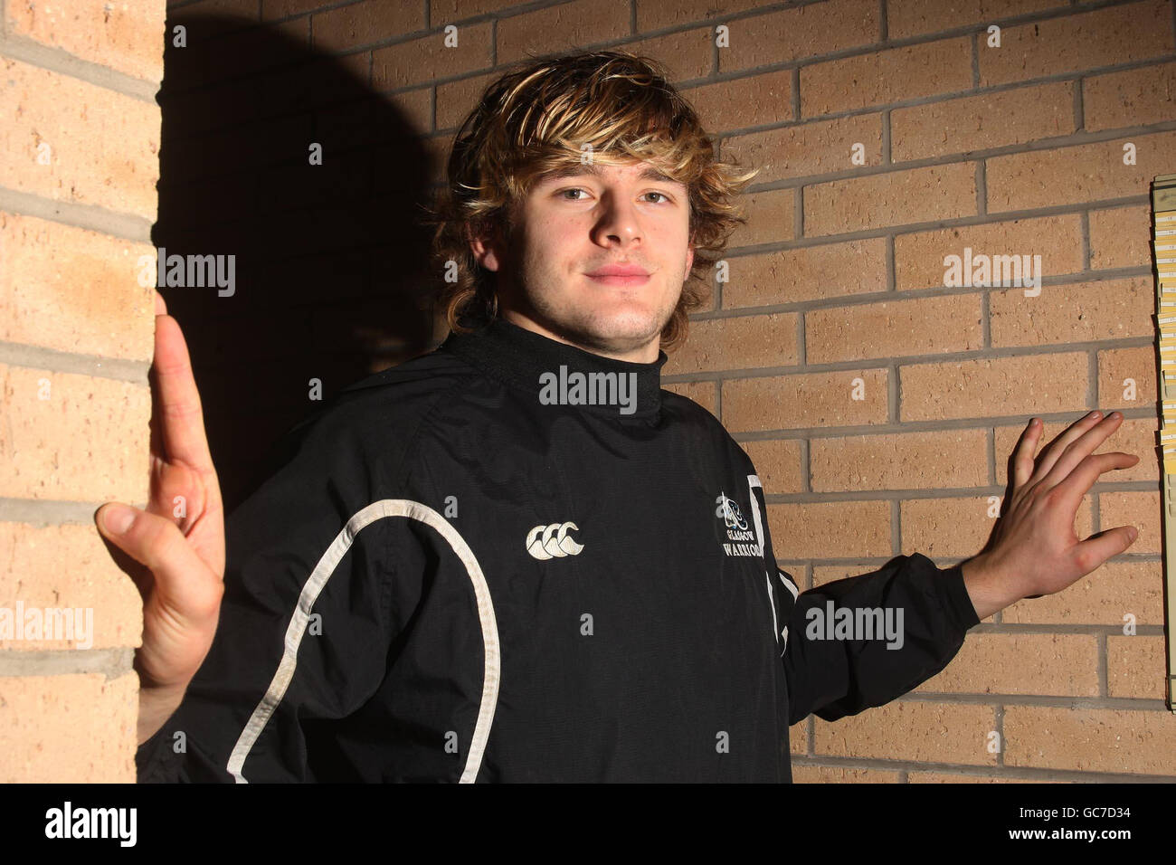 Glasgow Warriors' Richie Gray during the photocall at Firhill, Glasgow ...