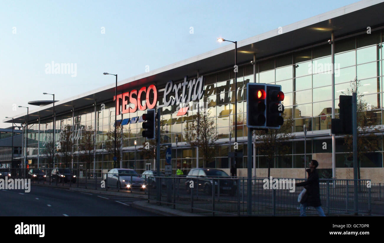 The Tesco store in Wellington Street, Slough, Berkshire, where ...