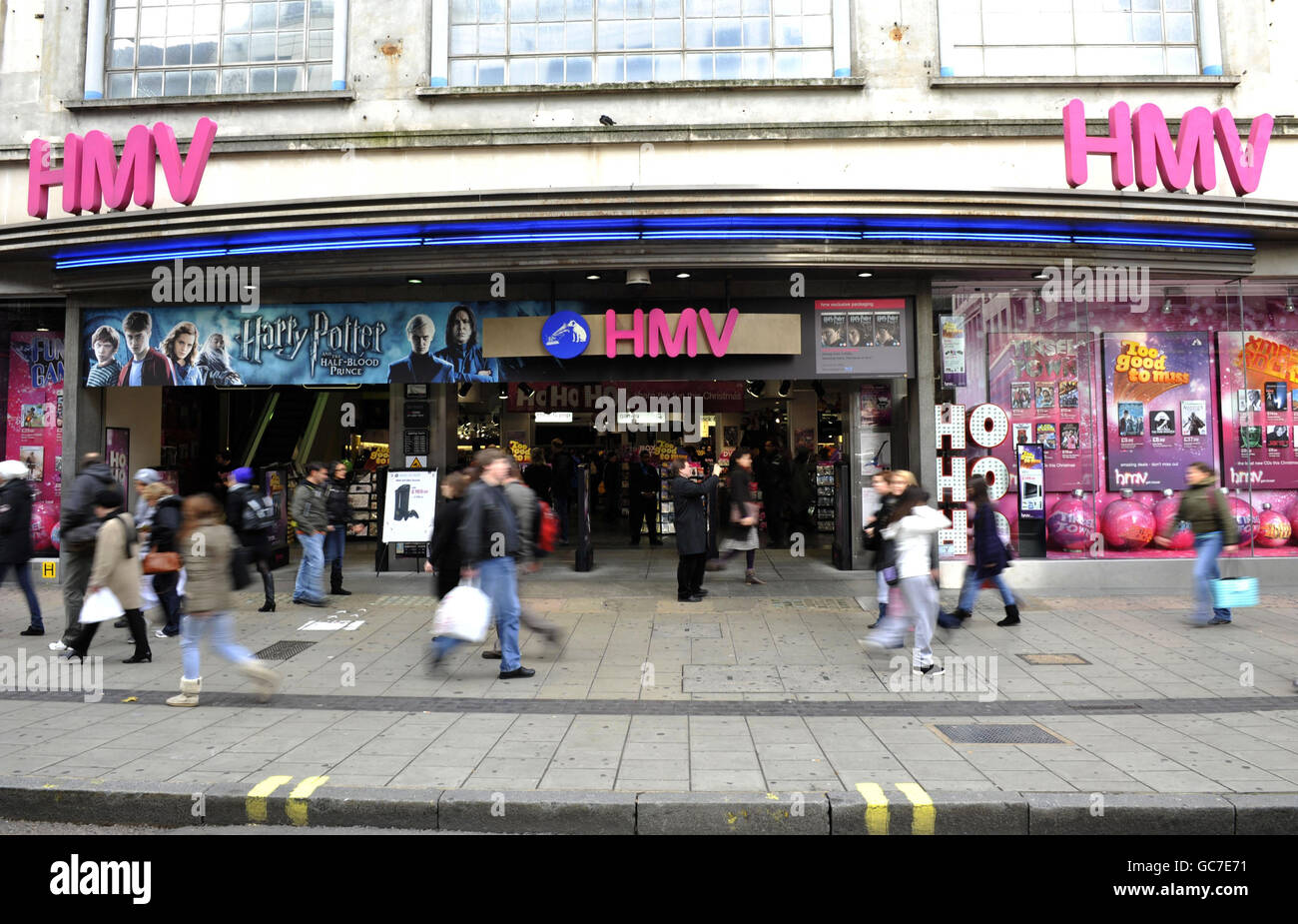 Music and games group HMV worsening performance Stock Photo - Alamy
