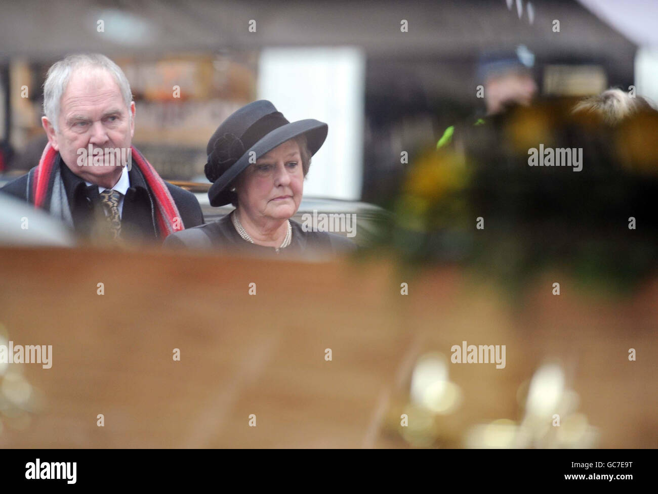 Melanie Hall funeral Stock Photo - Alamy