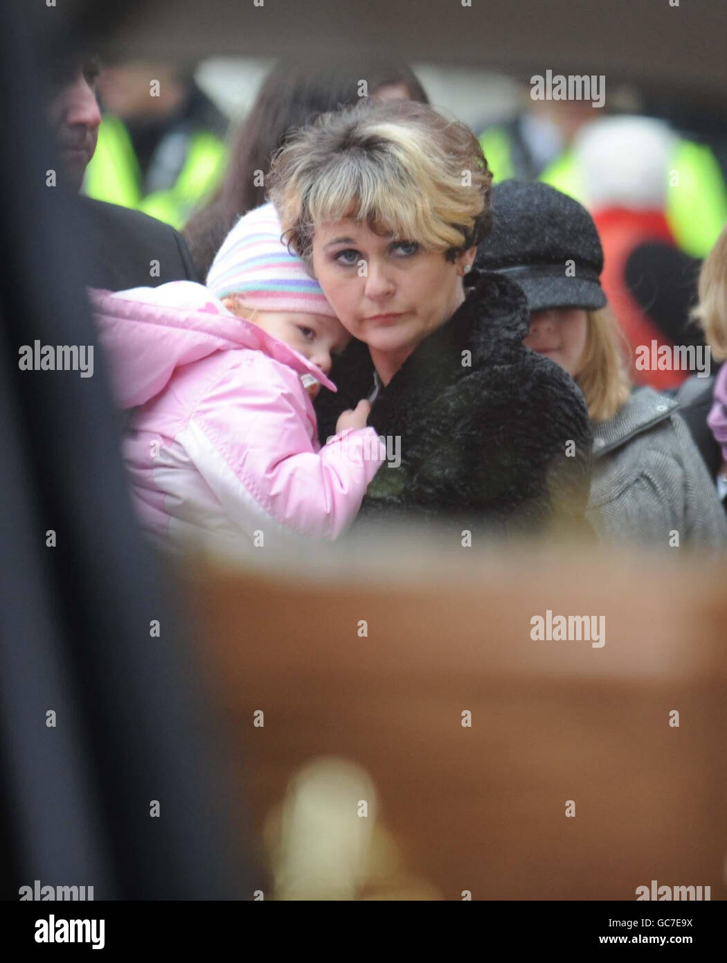 Melanie Hall funeral Stock Photo - Alamy