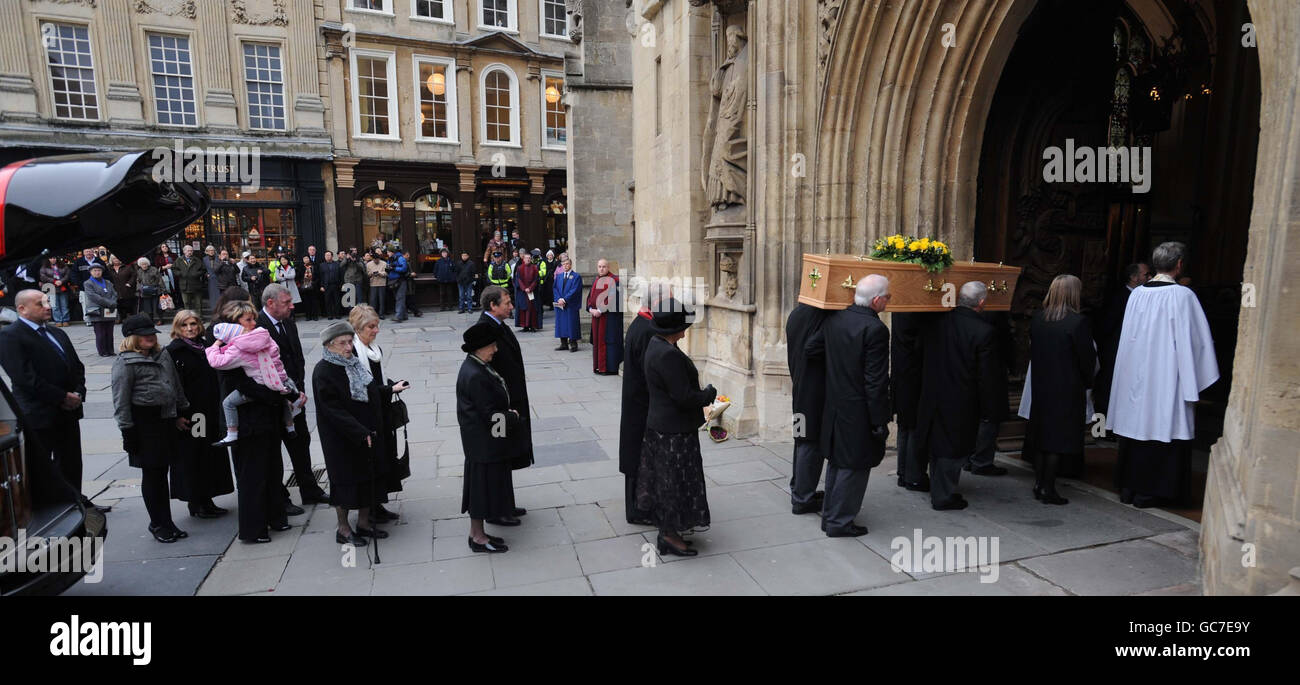 Melanie Hall funeral Stock Photo - Alamy