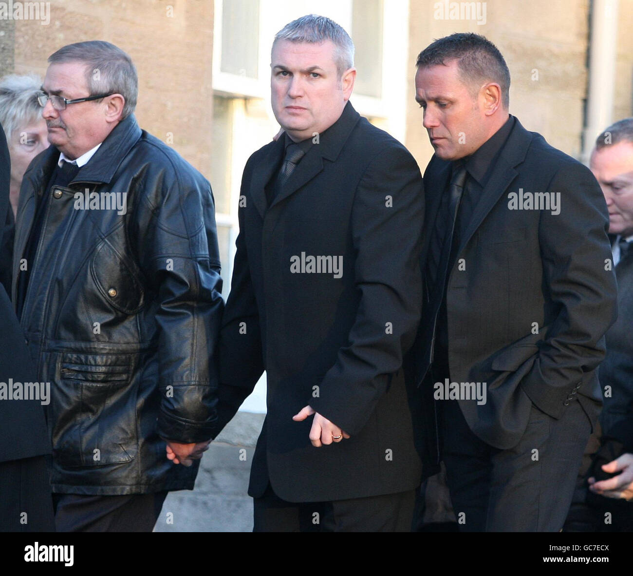 Owen family funeral Stock Photo - Alamy