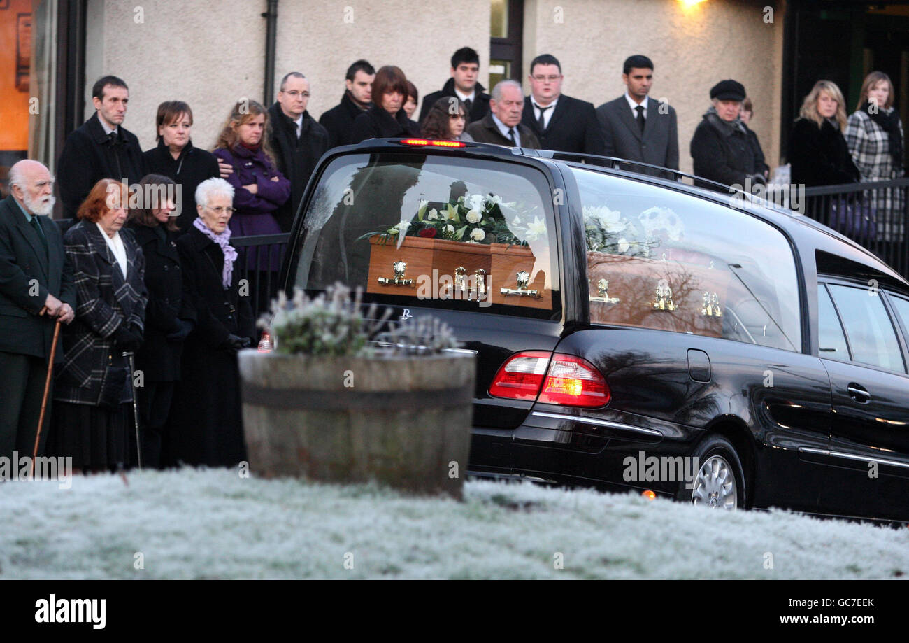 Owen family funeral Stock Photo - Alamy